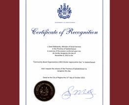 Appreciation for workers in community-based organizations « SGEU ...
