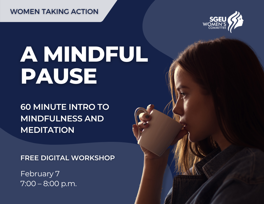 Women Taking Action: A Mindful Pause — Introduction to Mindfulness and ...